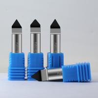 China 10mm TiCN Coated CNC Router Cutters Bit Engraving PCD CBN cutting Tools For Granite Marble for sale