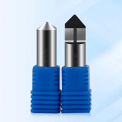 China Palton Single Flute Pcd Engraving Bits Water Hole Cnc Diamond Engraving Carving Tools Stone Marble For Stone Carving for sale