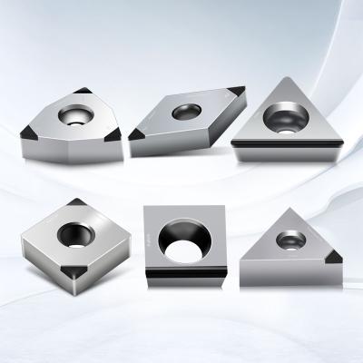 China Superhard PCBN PCD Turning Inserts for Lathe, Wear Resistant Cast Iron Machining Inserts for High Speed CNC Turning Applications for sale