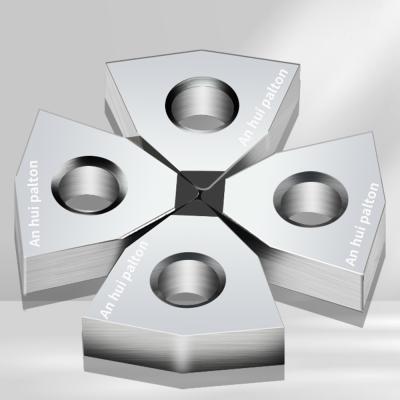 China Wear-Resistant Superhard PCBN Turning Inserts, PCD Lathe Inserts for High-Speed CNC Cast Iron Machining for sale