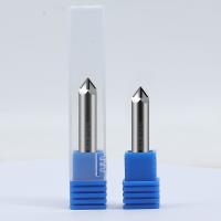 China Polyprismatic  4F PCD CNC Router Cutters, Diamond Stone Engraving Bits, Long Service Life Carving Tools for Marble and Granite for sale