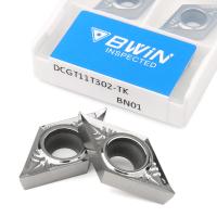 China Dcgt 070201 Lathe Tool Inserts Cnc Tool Metal Cutting Inserts High Finish for sale