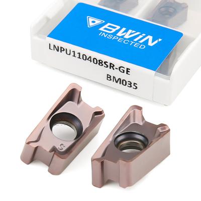 China Custom Milling Carbide Insert Stainless Cnc Lathe Tool LNPU110408 SR GE for sale