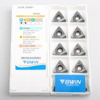 China BSPT 11 19 Carbide Lathe Insert Wear Resistance Thread Turning Inserts for sale