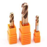 China HRC55 Carbide End Mill 6mm Ball Nose End Mill Spiral Endmill Milling Cutter for sale