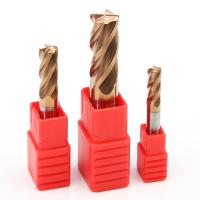 China AlTiSiN Coating Cnc End Mill Deep Groove Corner Radius Cutter End Mill for sale