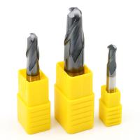 China 60 Degree Carbide End Mill R4 Milling Cutter 2 Flute End Mill Head Endmills for sale
