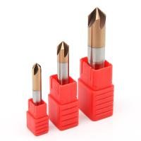 China 45 60 90 120 Degree Chamfer End Mill TiSiAlN Coating Milling Cutter Endmill for sale