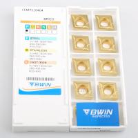 China Ccmt09t304 Lathe Turning Inserts Tungsten Carbide Precision Cutting for sale