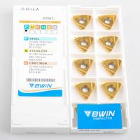 China 14w Carbide Threading Inserts Cemented Tungsten Steel Fast Feed for sale