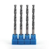 China Inner Cool Tungsten Carbide Drill Bits Coolant 5D Spot Straight Shank for sale
