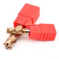 China HRC55 Round Corner Radius End Mill Groove Long Neck 4mm Milling Tool for sale
