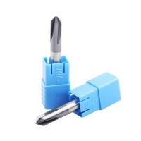 China HRC 45 Degree Chamfer End Mill 4 Flutes 90° 120° 60° Fine Grinding for sale