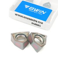 China WNMU 040304 Milling Carbide Inserts WNMU040304EN-GM Colorful Coating Cutting Tool for sale