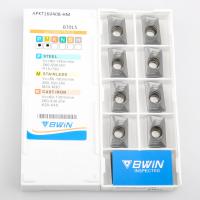 China APKT 1604 Cemented CNC Milling Inserts High Efficiency For Stainless Steel for sale