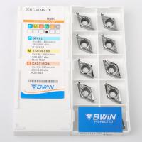 China DCGT Turning Carbide Inserts DCGT11T302 DCGT11T304 DCGT11T308 Uncoated For Aluminum for sale