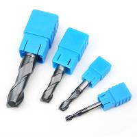 China HRC45 2 Flute Milling Cutter 2F Square Keyway Flat End Mill For Steel for sale