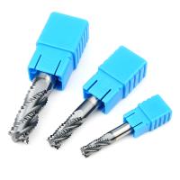 China Tungsten Steel 4 Flute Roughing End Mill Carbide 12mm 10mm Roughing Endmill for sale