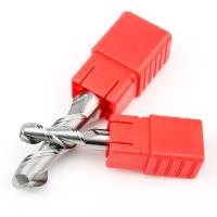 China High Gloss Aluminum 2 Flute Flat Milling Cutter Square 55 Degree for sale