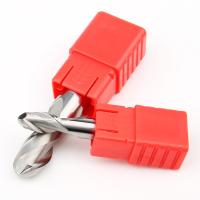 China Carbide Ball Nose End Mill Aluminum Milling Cutter Straight Shank for sale