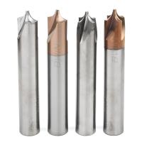 China Inner R 2 Flute Milling Cutter HRC55 Degree For Solid Carbide Aluminum for sale