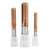 China Tungsten Carbide HRC55 6 Flute End Mill Straight Reamer For CNC for sale