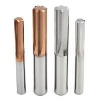 China Tungsten Carbide HRC55 6 Flute End Mill Straight Reamer For CNC for sale