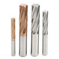 China Tungsten Carbide 6 Flute Spiral Flute Reamer CNC Thread Reamer For Aluminum for sale