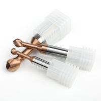 China Arch Lollipop Milling Cutters Tungsten Steel Carbide HRC55 Lollipop End Mill for sale