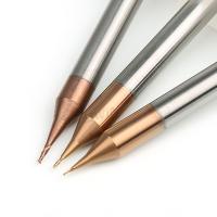 China Tungsten Carbide HRC55 Micro Diameter Square End Mill 1/8