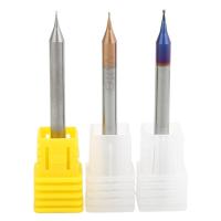 China Tungsten Carbide HRC55 Micro Diameter Square End Mill 1/8