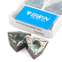 China WNMG080408 CNC Tungsten Carbide Inserts HRA92.4 Lathe Machine Cutting Tool for sale