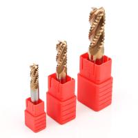 China HRC55 4 Flute Roughing End Mill 12 Mm Endmill HRC 55 Copper Coated for sale