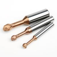 China Fast Feeding HRC55 Nano Cemented Carbide Lollipop End Mill Cutter For The CNC Machine for sale