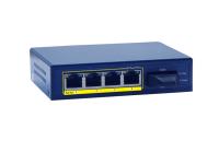 China 100 Meters 4 Ports PoE Fiber Switch , 10/100Mbps , IEEE802.3af PoE Injector And Splitter for sale