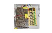 China 9-Channel 12V DC 10A Regulated Power Supply , CCTV Accessories for sale