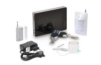 China Wireless Burglar Alarm System with 2 Wired Zones and 12 Wireless Zones for sale