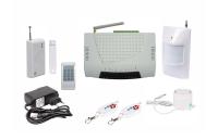 China Multi-function Wireless Burglar Alarm System with 12 Wireless Zones , 3 Relay Output for sale