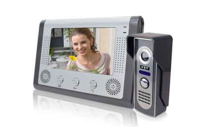 China 1 monitor Night Vision Video Door Phone Doorbell , 12 kinds of doorbell rings for sale