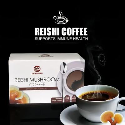 China Ganoderma Reishi Mushroom Coffee Organo Gourmet Gold Black Coffee for sale