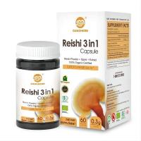China Safety Organic Reishi Powder Ganoderma Spore Capsules For Immune Support Health for sale
