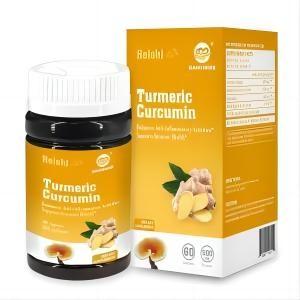 China No Additives Reishi Mushroom Capsule Turmeric Root Extract Powder Capsule for sale