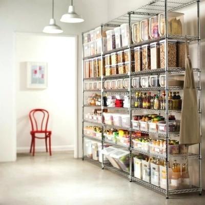 China NSF Approved Pantry Metal Commercial Kitchen Wire Shelving Custom Size Acceptable for sale