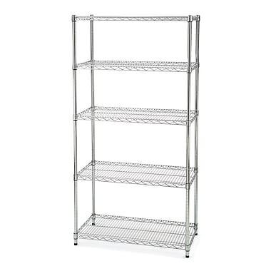 China Heavy Duty Commercial Adjustable Metal Wire Shelving Unit Food Storage Racks for sale