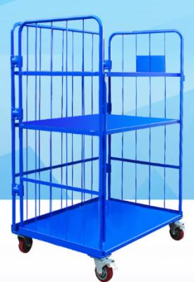 China Corrosion Resistant Movable Wire Shelving With Casters For Logistics and Turnover Industries for sale