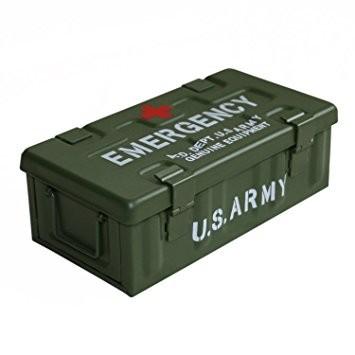 China Metal Foot Heavy Duty Storage Locker Trunk 31 Inch Strong Carry Handles for sale