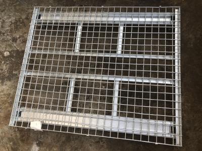 China Folding Industrial Hot - Dipped Galvanized Wire Mesh Container 1500kg Loading Capacity for sale