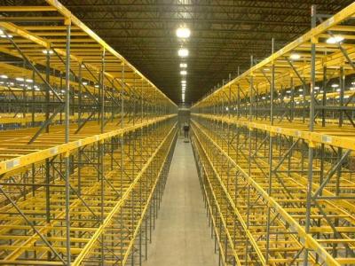 China Custom Selective Pallet Racking Systems / Fixed Steel Frame Storage Shelves for sale