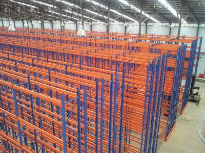 China Steel Panel Large Capacity Double Deep Reach Racking for Packing Industry for sale