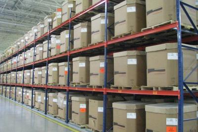 China Powder Coating Heavy Duty Storage Racks Anti - Rust Push Back Racking for sale
